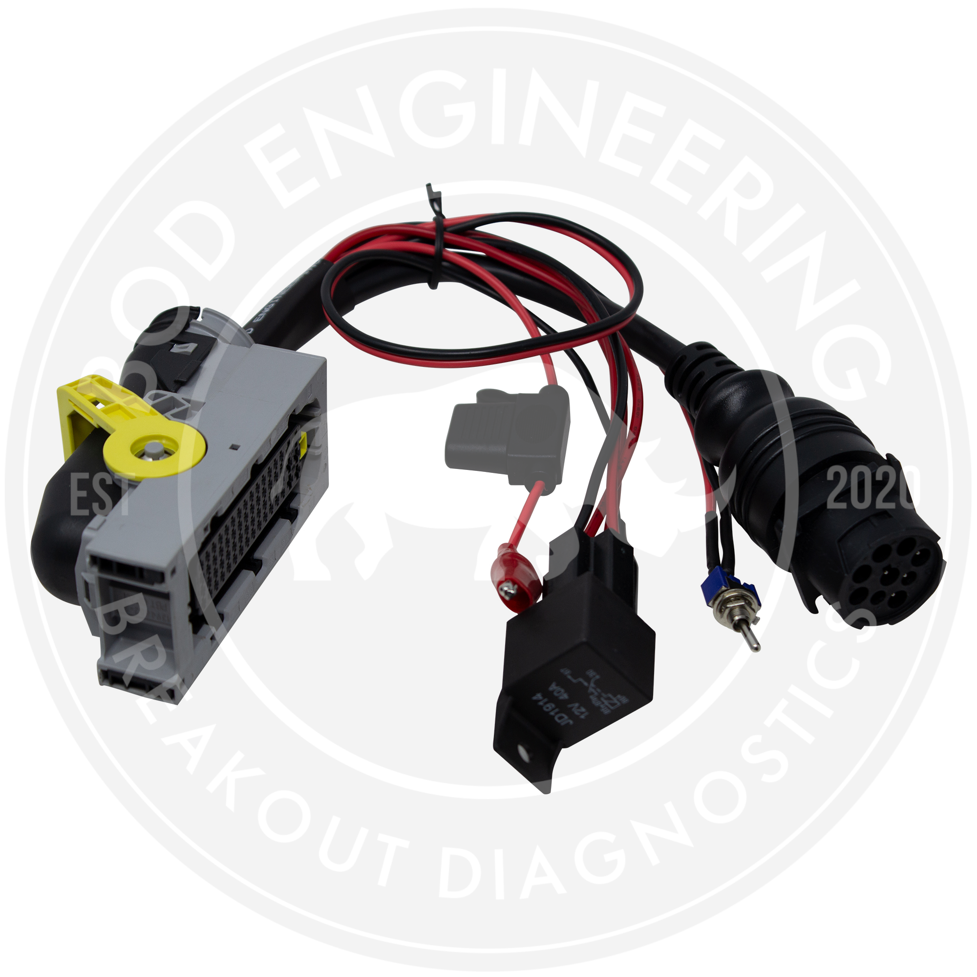 BOD Engineering Paccar MX13 Heavy Duty Diagnostic Breakout Harness